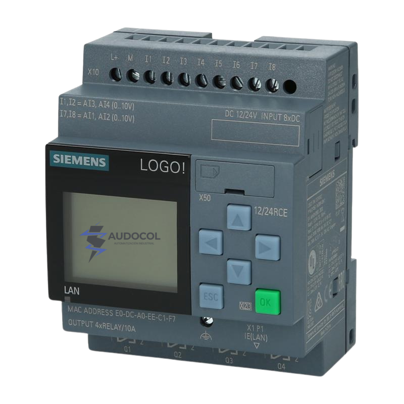 PLC LOGO SIEMENS 12/24RCE - AUDOCOL